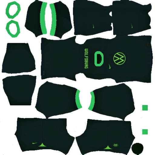 Wolfsburg VfL DLS Kits & Logo 2026-27 - DLS Kit's & Logo's