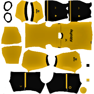 Wolverhampton Wanderers FC DLS Kits & Logo 2025-26 - DLS Kit's & Logo's