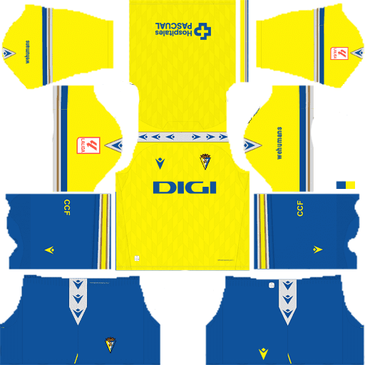 Cadiz CF DLS Kits & Logo 2026-27 - DLS Kit's & Logo's