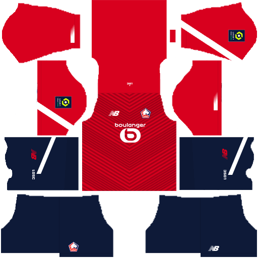 Lille DLS Kits & Logo 2025-26 - DLS Kit's & Logo's