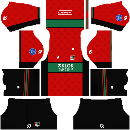 NEC Nijmegen DLS Kits & Logo 2025-26 - DLS Kit's & Logo's