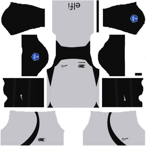 AZ Alkmaar DLS Kits & Logo 2026-27 - DLS Kit's & Logo's
