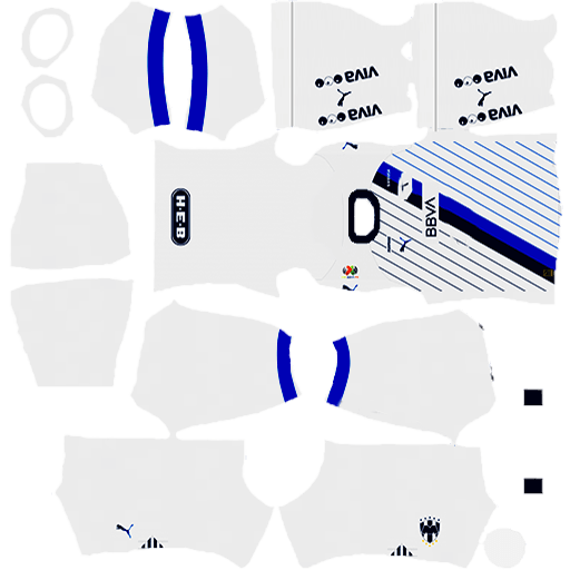 CF Monterrey DLS Kits & Logo 2025-26 - DLS Kit's & Logo's