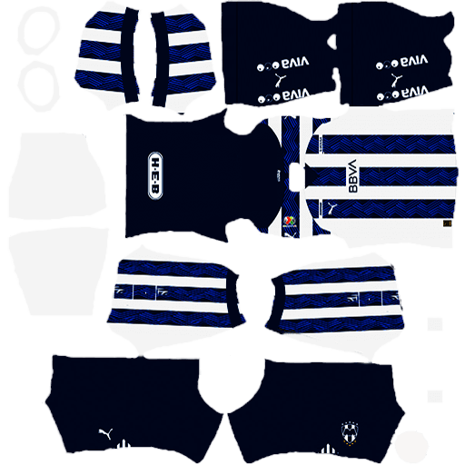 CF Monterrey DLS Kits & Logo 2026-27 - DLS Kit's & Logo's