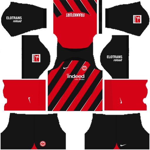 Eintracht Frankfurt DLS Kits & Logo 2025-26 - DLS Kit's & Logo's