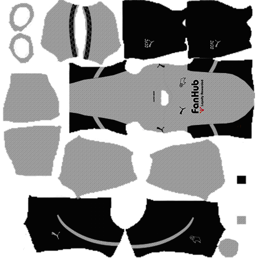 Derby County FC DLS Kits & Logo 2025-26 - DLS Kit's & Logo's